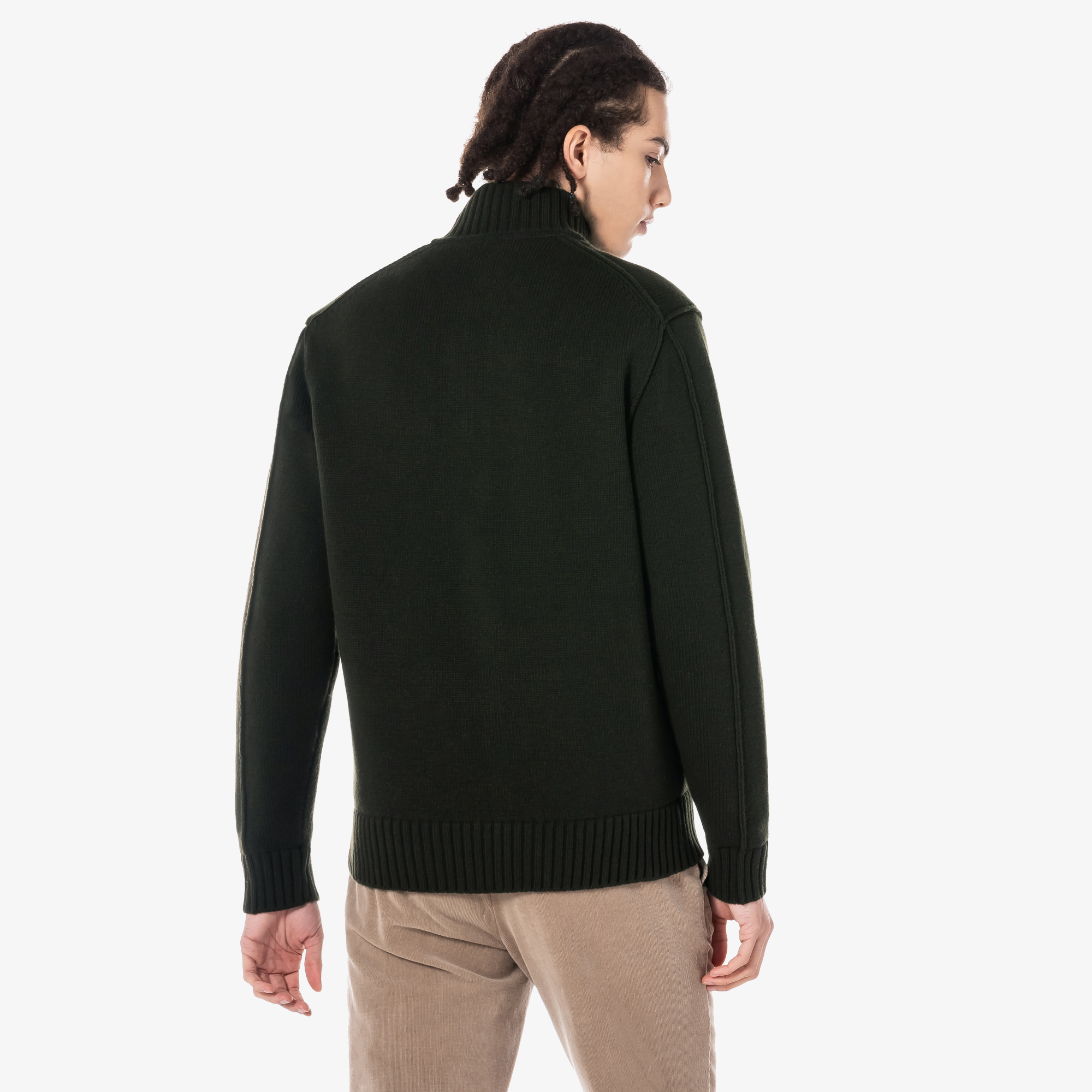 21년F/W 하이넥 집업 아웃터 가디건(AH100E-51N S7T카키)