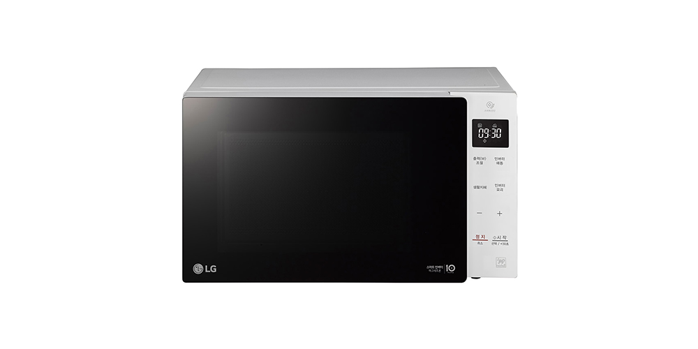 LG MW23GD 전자레인지 23L 화이트 (블랙글래스) / KN