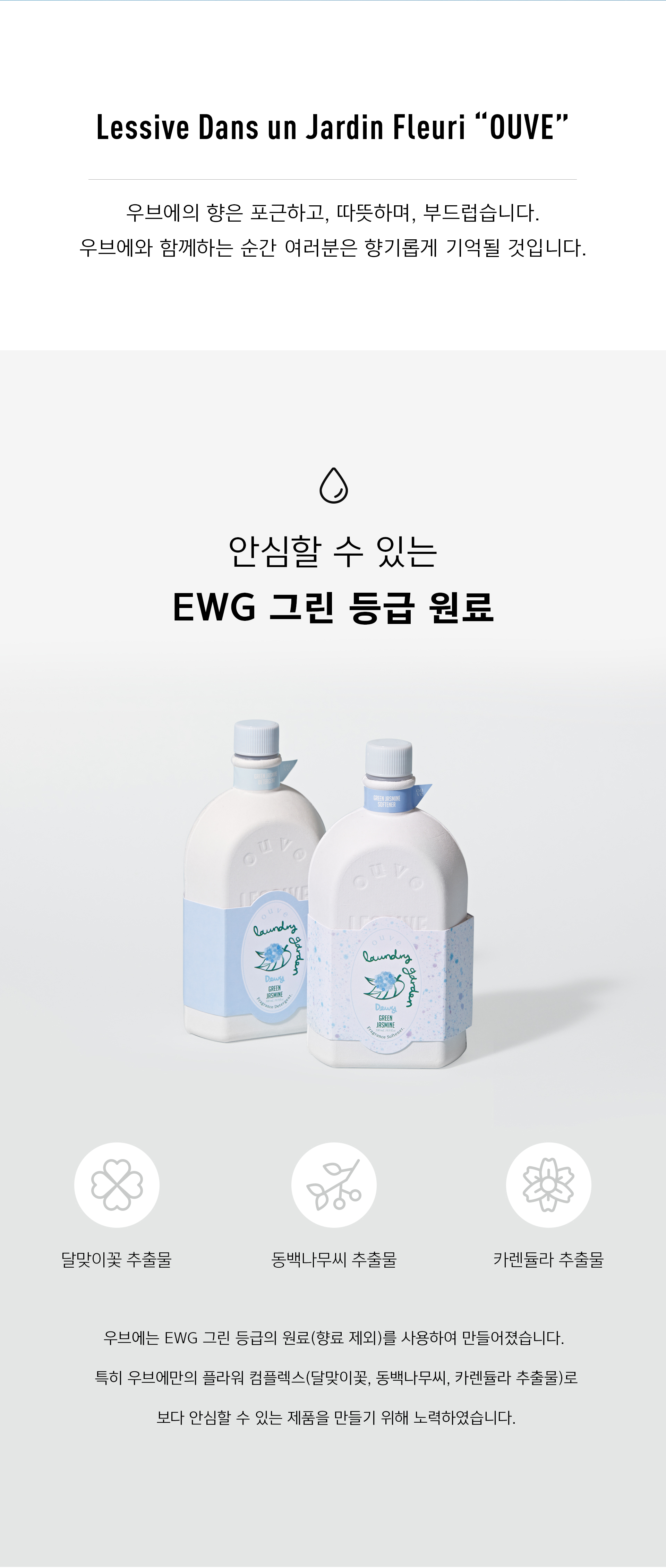 우브에 저스트 무향 런드리 선물세트 500ml*2EA