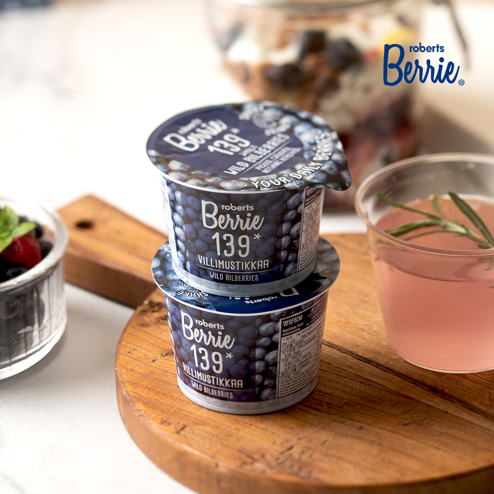 로버츠베리에 과채주스 야생 빌베리 1박스(100ml x 6팩)