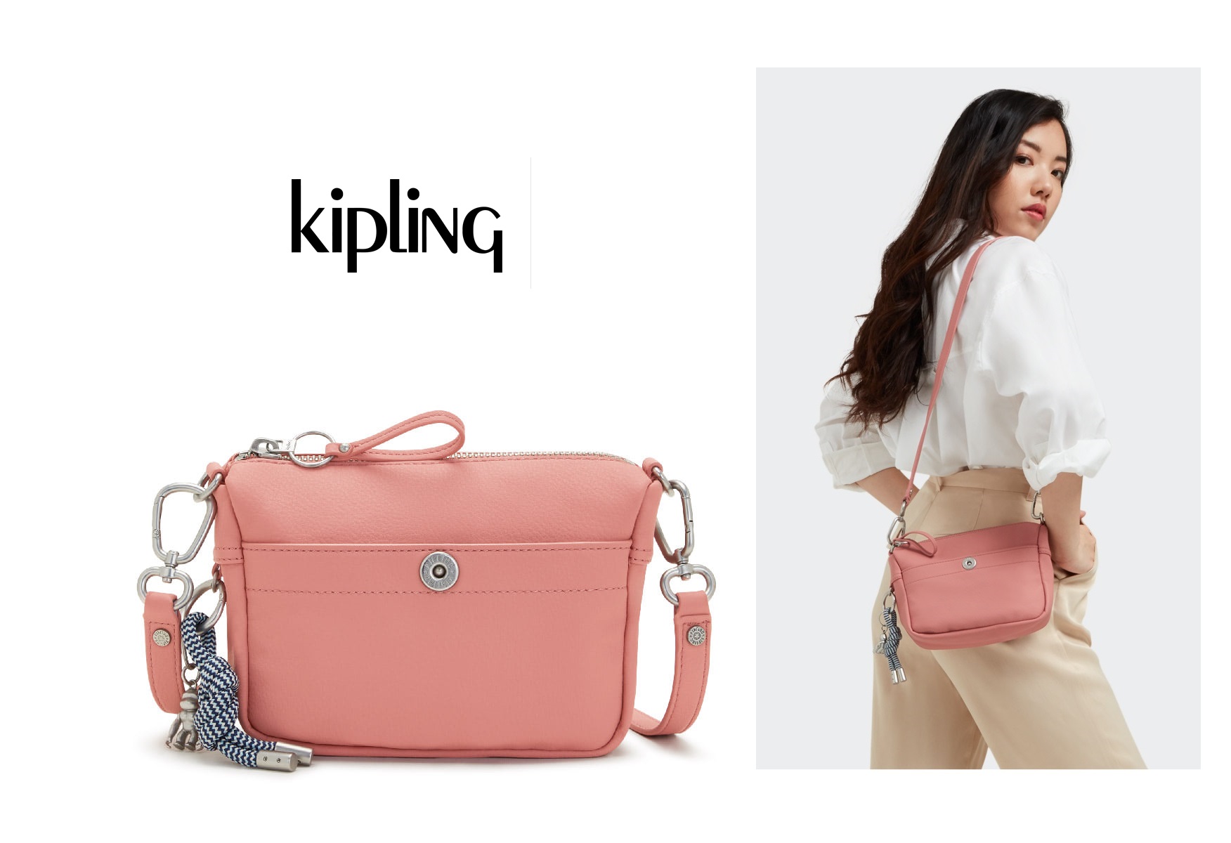 Kipling 키플링 비건레더 크로스백 산드라 KMCBS37 ALRP