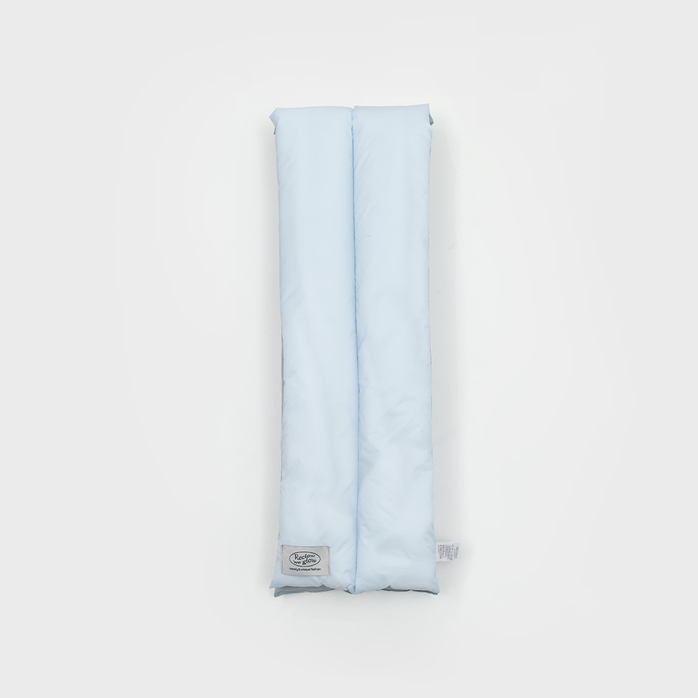 JINI PADDING MUFFLER BLUE GRAY