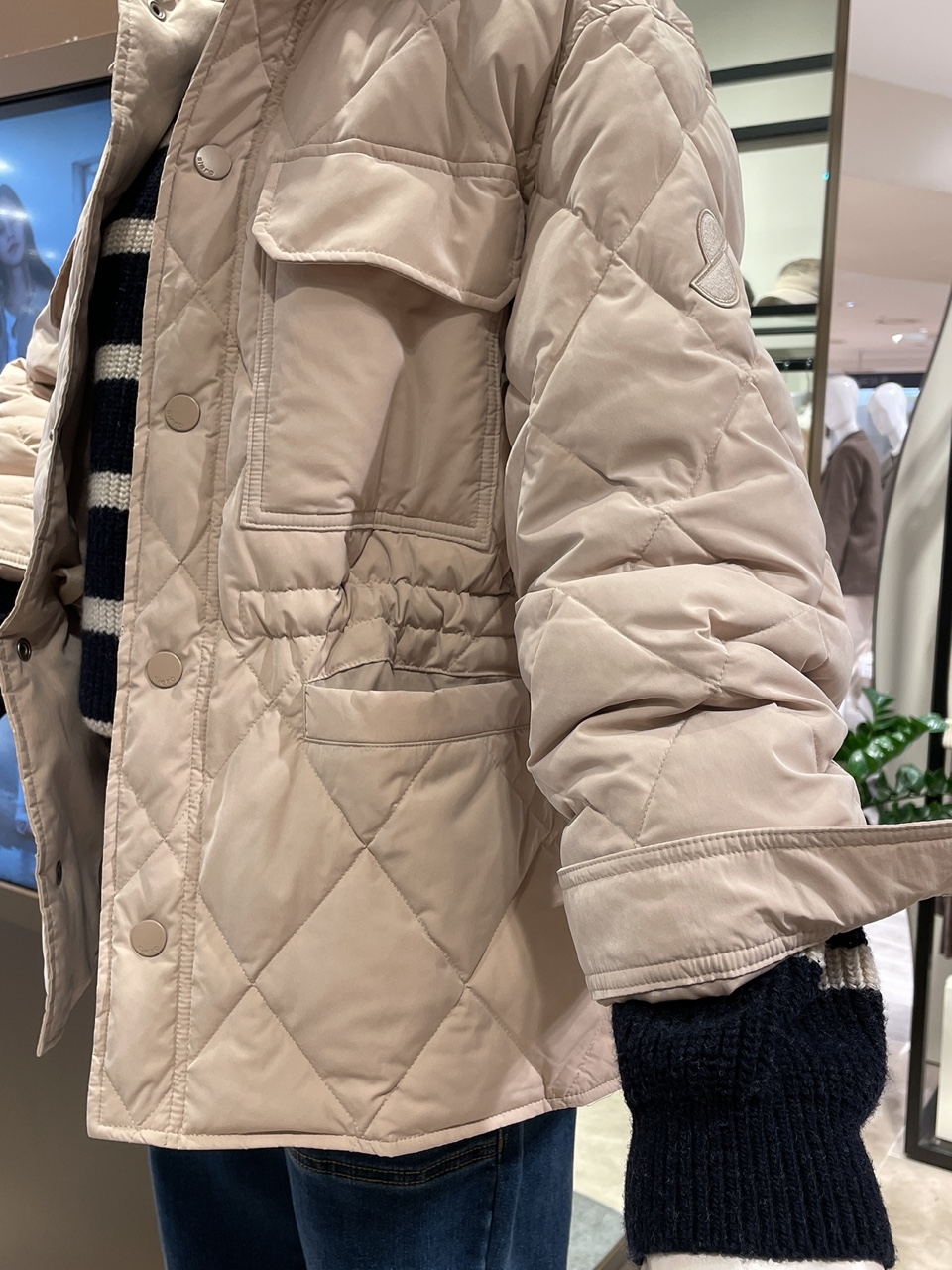 [21F/W]다이아 퀼팅 4포켓 셔츠형 다운점퍼(SH4JPF314)