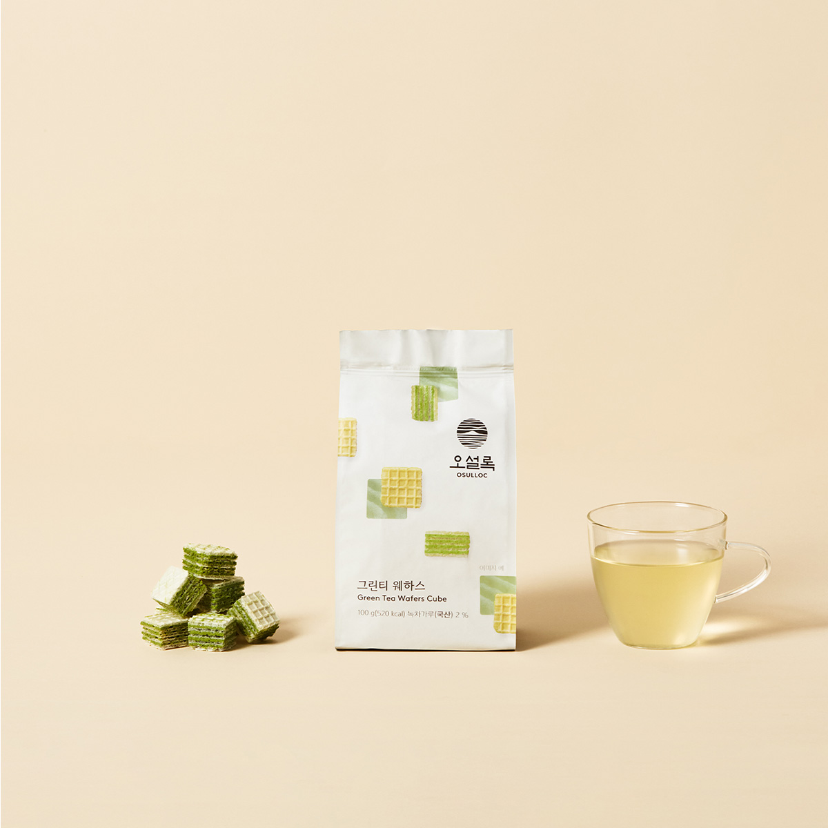 [오설록] 티푸드세트(웨하스*2EA,트러플)