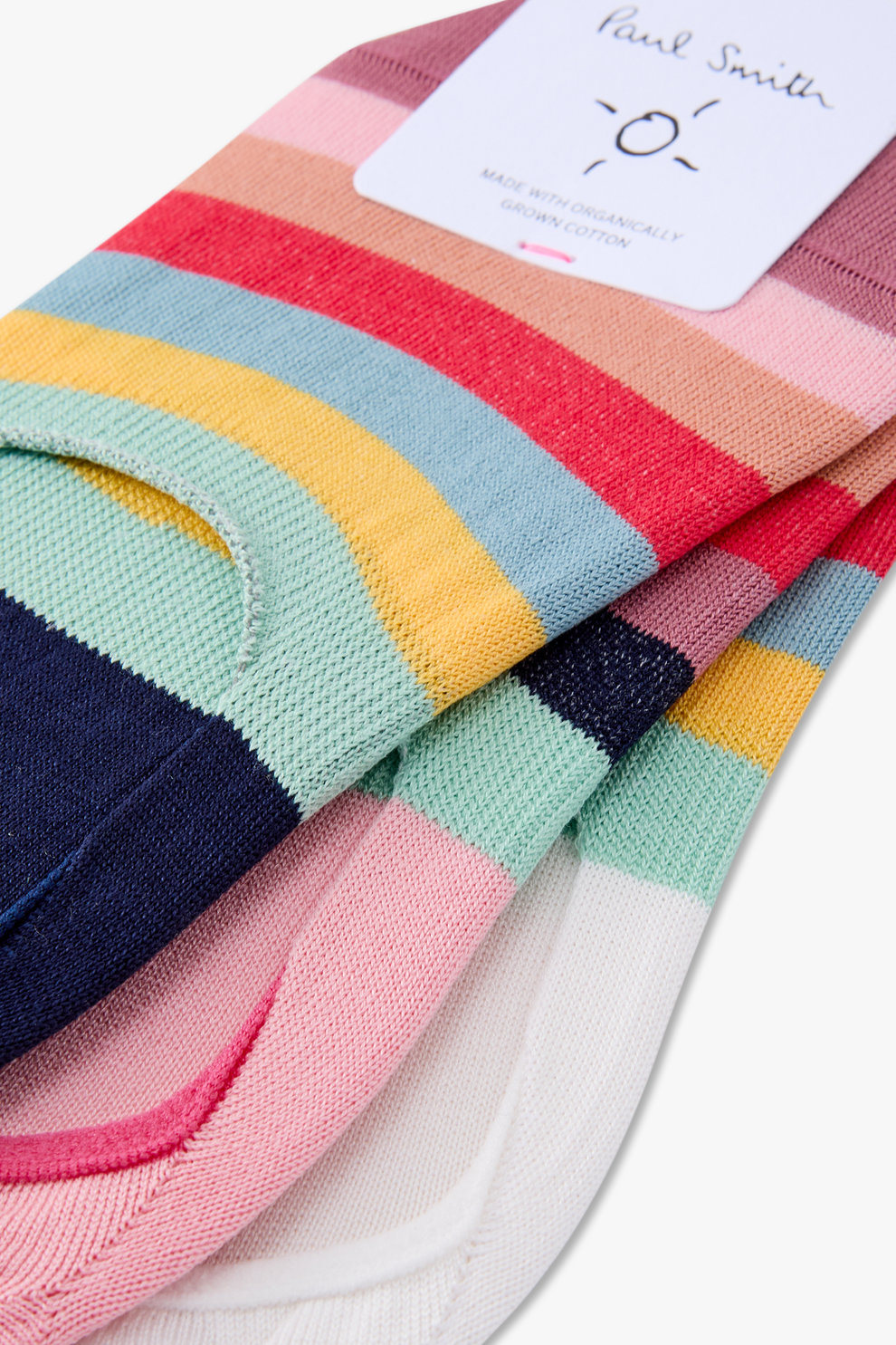 25SS [PAUL SMITH] 여성 스월 스트라이프 삭스 3PACK 5725140552