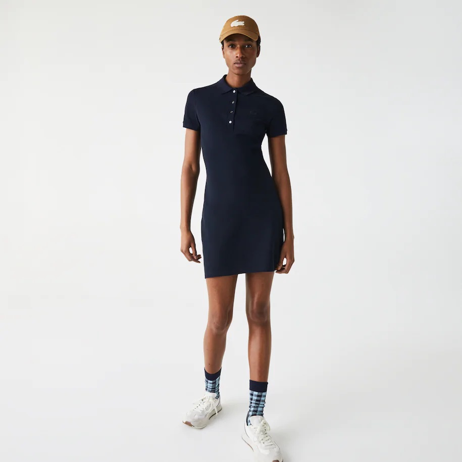 [여성] 베이직 슬림핏 미니 폴로 드레스 EF5473-52G 166
