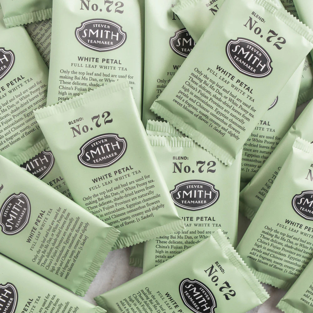 No.72 스미스티 화이트 페탈 백차 (15ea)