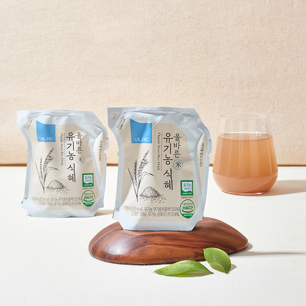 비락 올바른유기농식혜 110mL*18EA