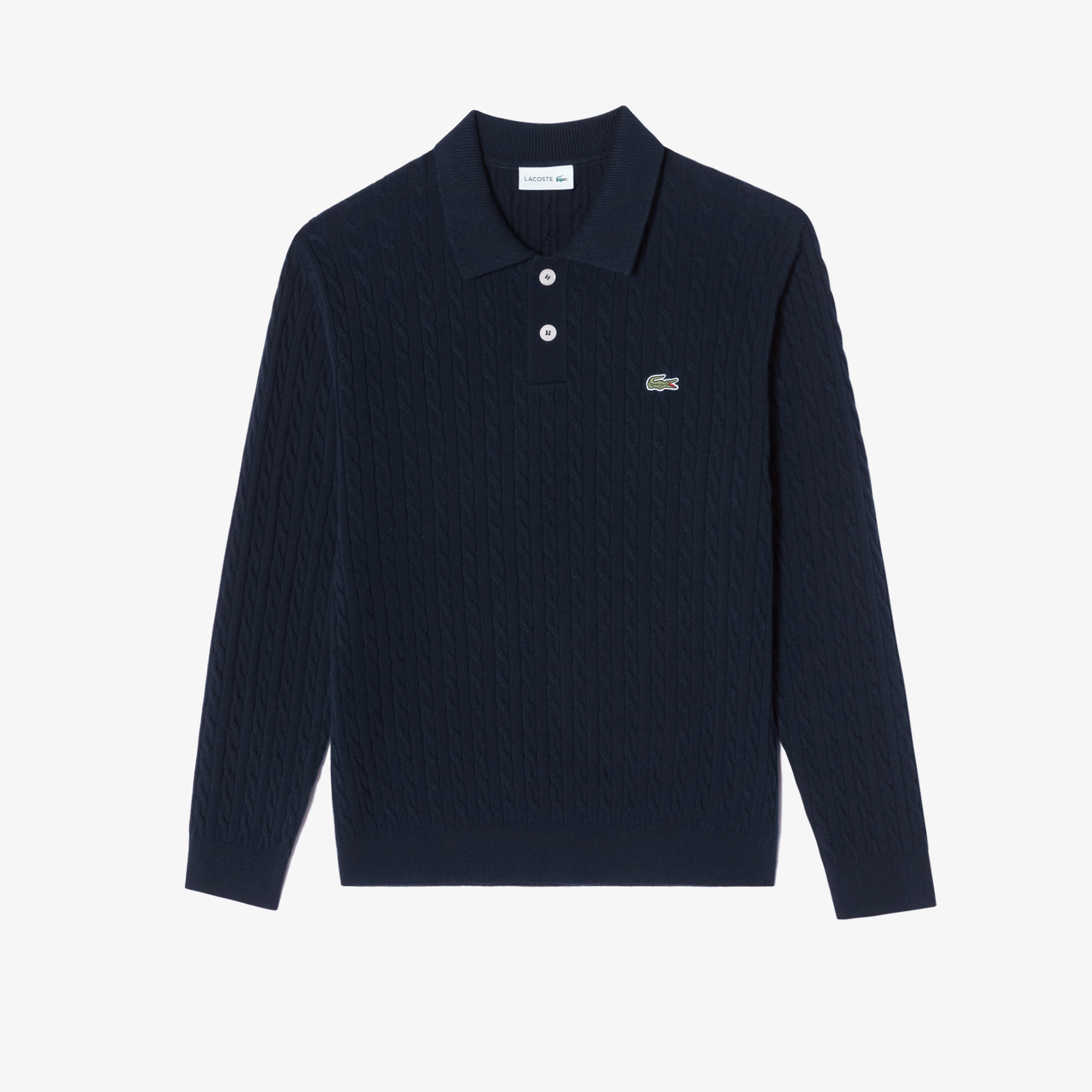 라코스테 남성 케이블 스웨터 폴로 티셔츠 AH480E-54N 166