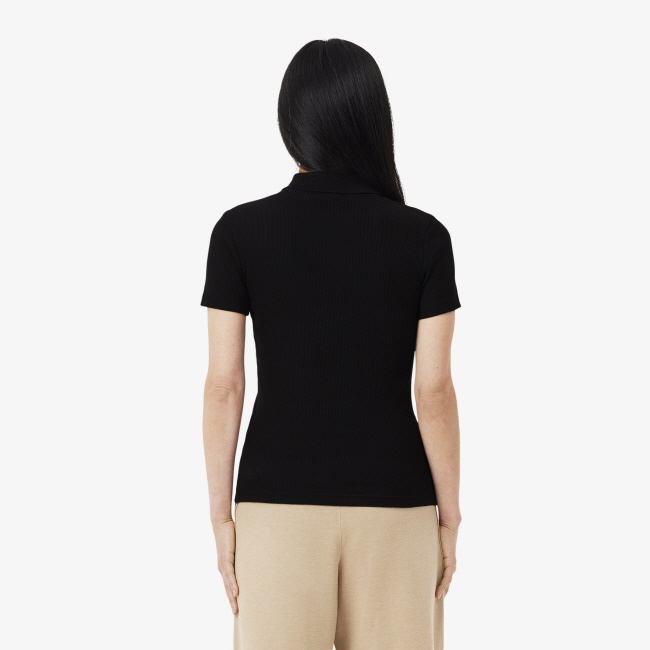 [여성] 라코스테 립조직 슬림핏 폴로 셔츠 DF5377-55G 031