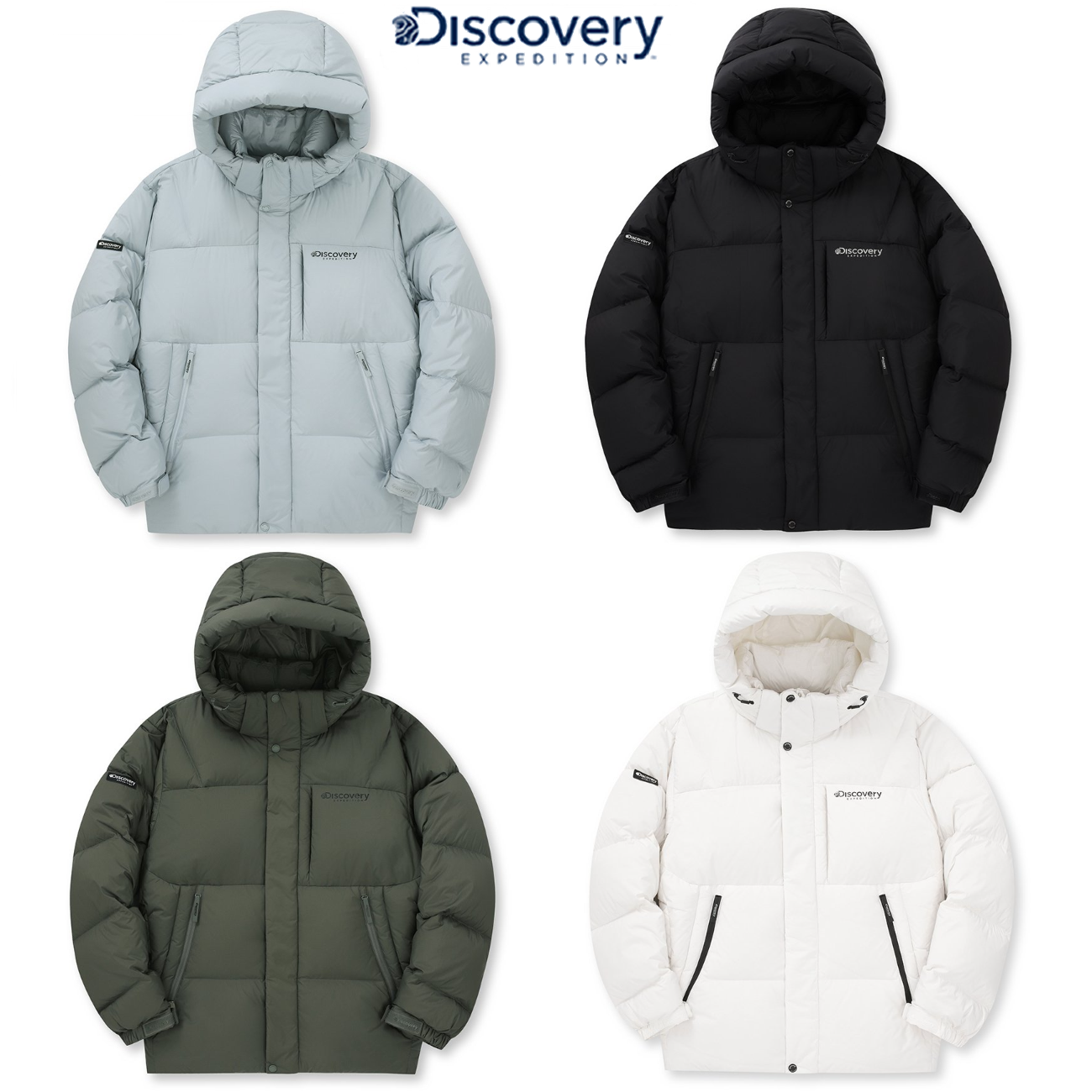 [디스커버리(F/W신상품)] 남성 베른 구스다운 숏패딩 (DMDJ6A046)