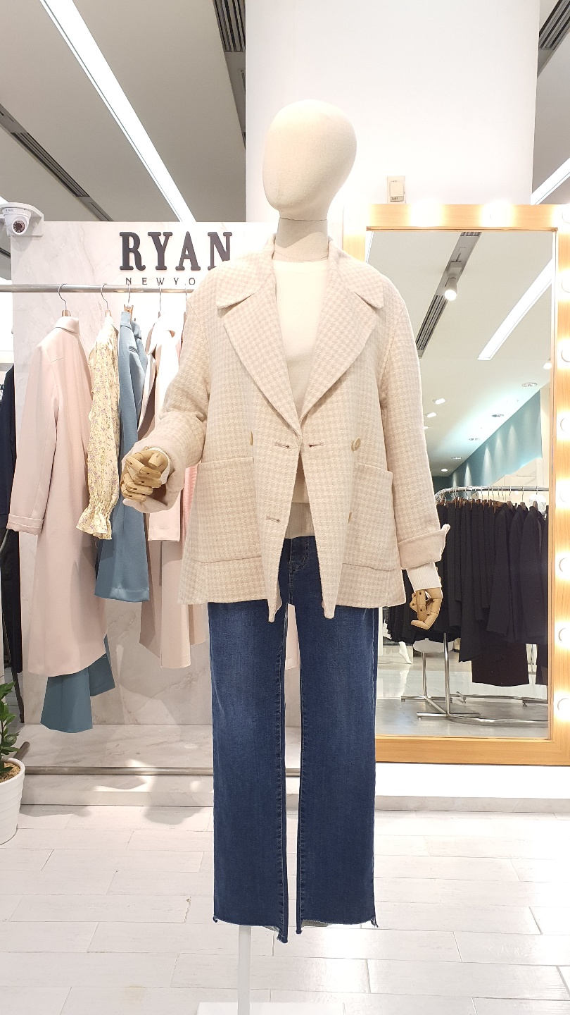 [21S/S] 하운드체크 더블숏자켓 RPAWJK700