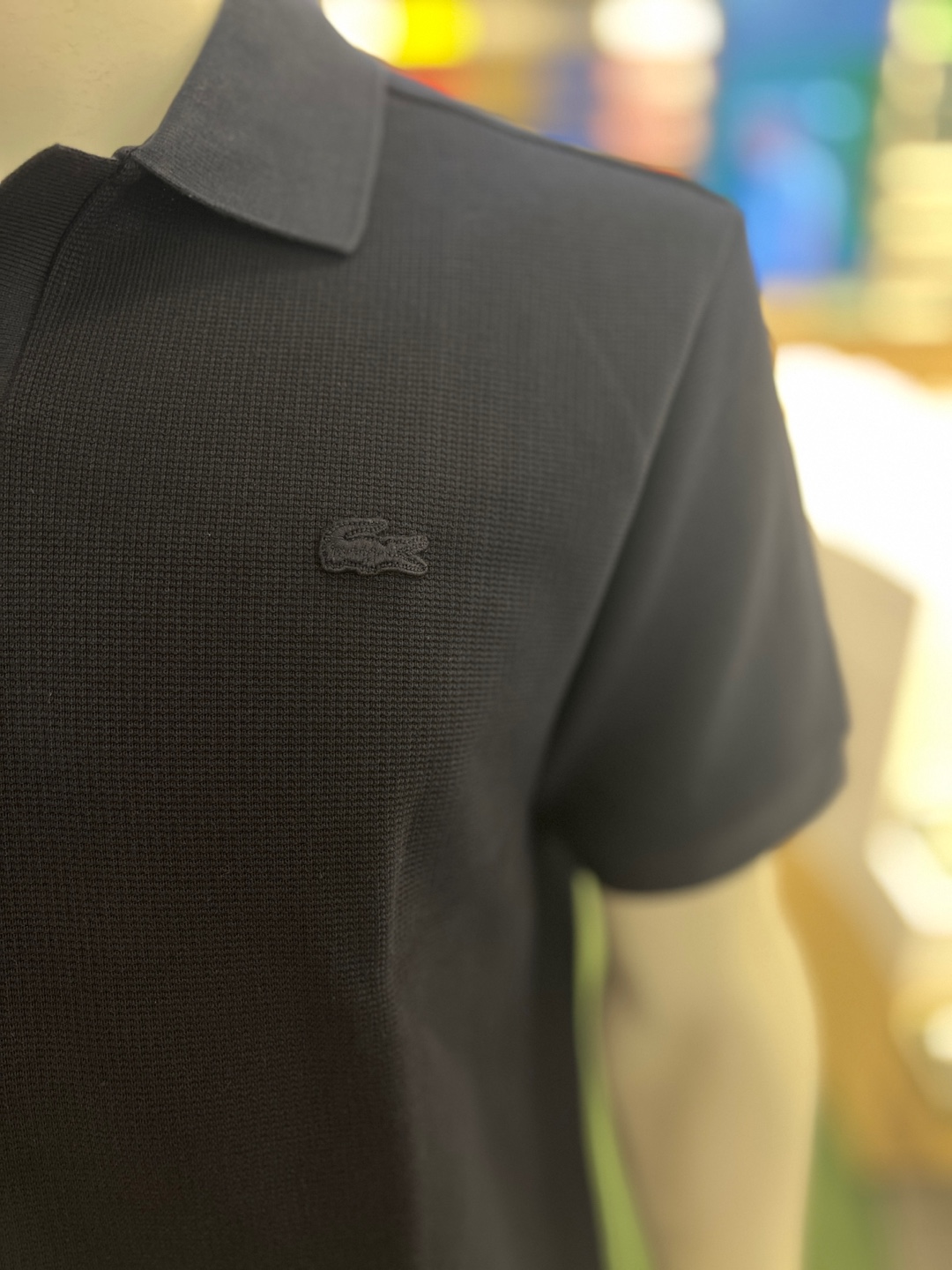 라코스테 남성 허니콤 오픈카라 폴로 티셔츠 PH479E-54N HDE