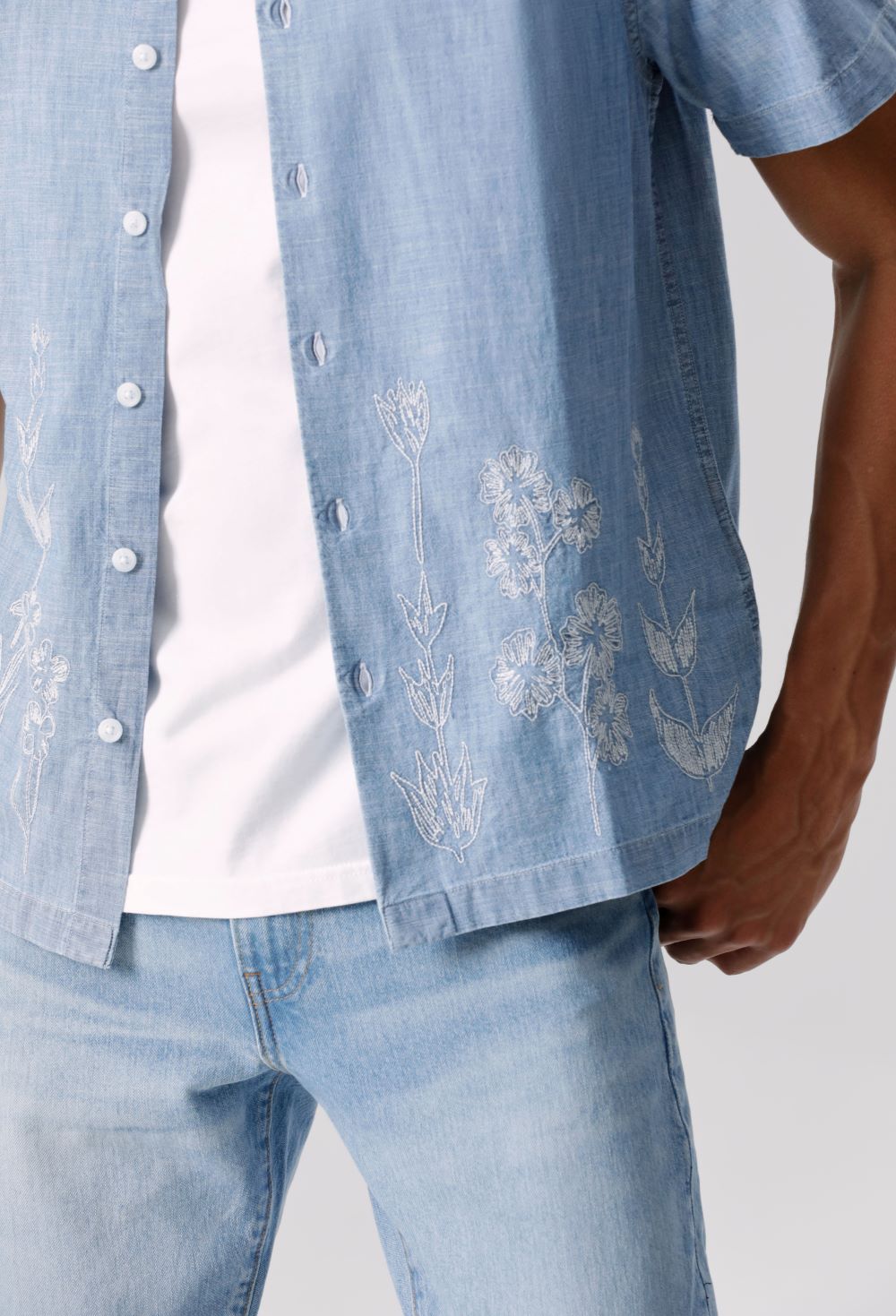 [리바이스][남] 박시 크롭 숏 슬리브 셔츠 (003ZC-0000)