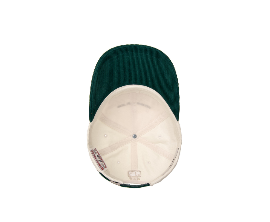 엠엘비 | [MLB] 바시티 코듀로이 레터링 배색 볼캡 3ACPVC146-50GND | 갤러리아몰