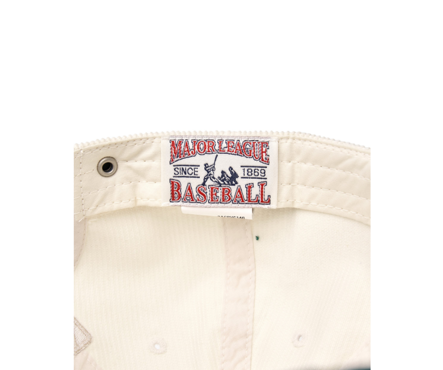 [MLB] 바시티 코듀로이 레터링 배색 볼캡 3ACPVC146-50GND