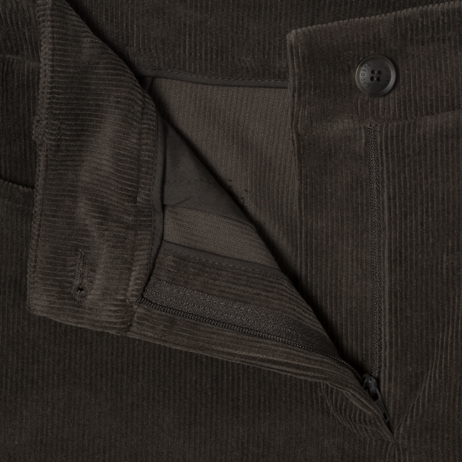 [여성] 라코스테 세미와이드 코듀로이 팬츠 HF525E-54N SHI