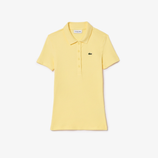[여성] 라코스테 립조직 슬림핏 폴로 셔츠 DF5377-55G 107