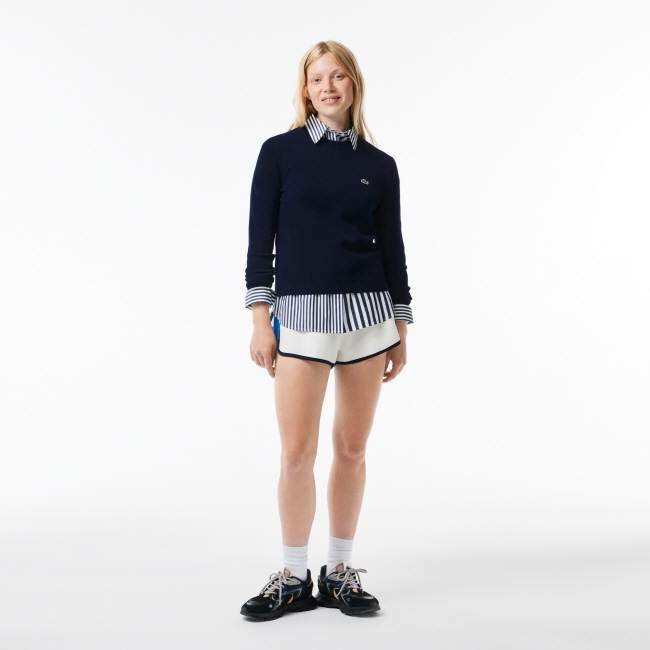 [여성] 라코스테 코튼혼방 크루넥 스웨터 AF3323-54N 166