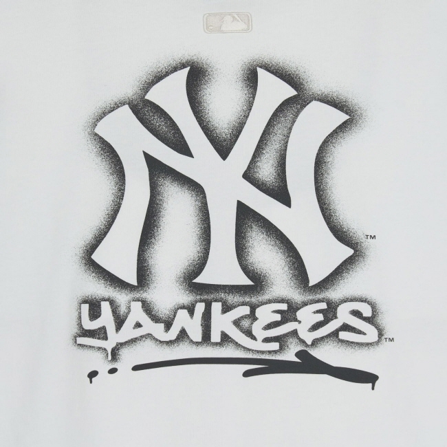 엠엘비 | [MLB]뉴욕양키스 베이직 스트릿 로고 오버핏 반팔 티셔츠(3ATSB0353-50WHS) | 갤러리아몰