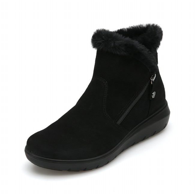 [미소페] 여성 스웨이드 퍼 앵클 (4CM) 012346005 C-2B