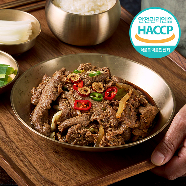 [HACCP] 순창 명품 담백한 갈비맛 불고기 600g(300gX2팩)