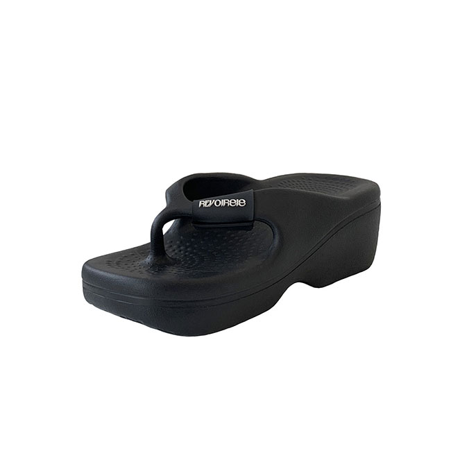 RVIS lump flip-flop black