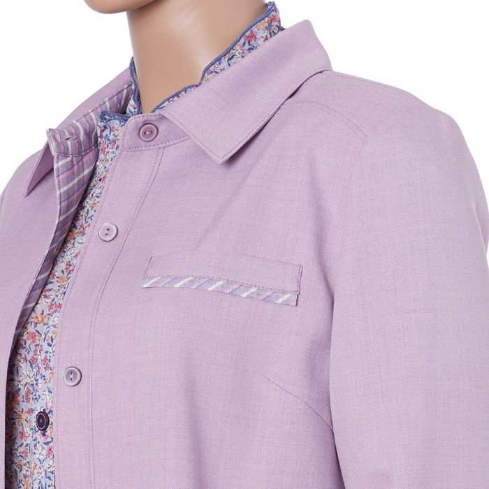 소매배색 블라우스 RD5-BL130