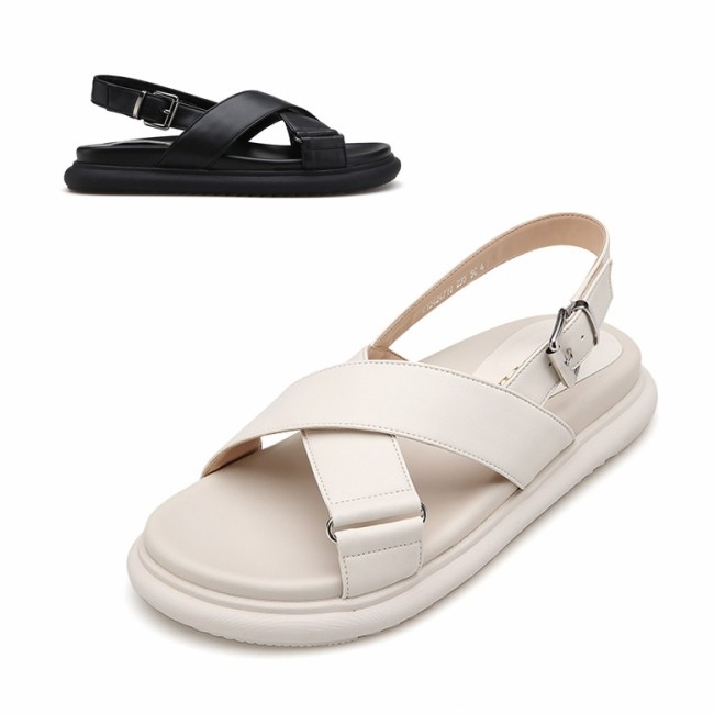 [미소페] 여성 X자 스트랩 샌들 (3.5CM) 012424710 C-2B