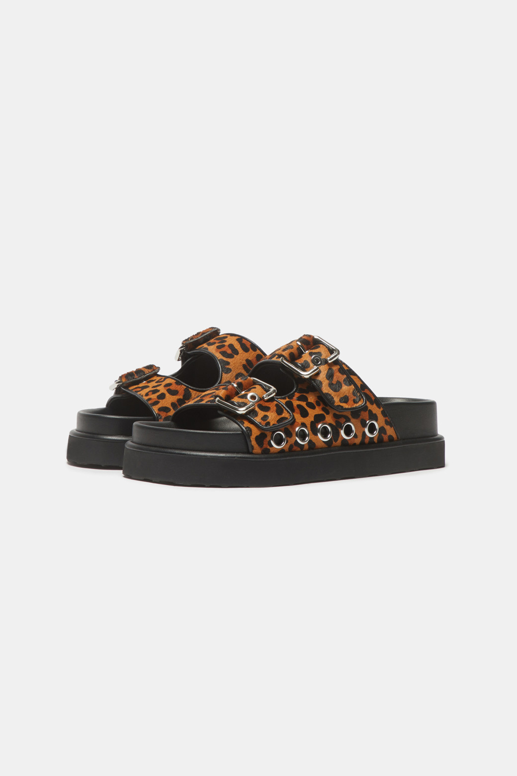슈콤마보니 | Leopard slide(brown) DG2AM25023BRN | 갤러리아몰