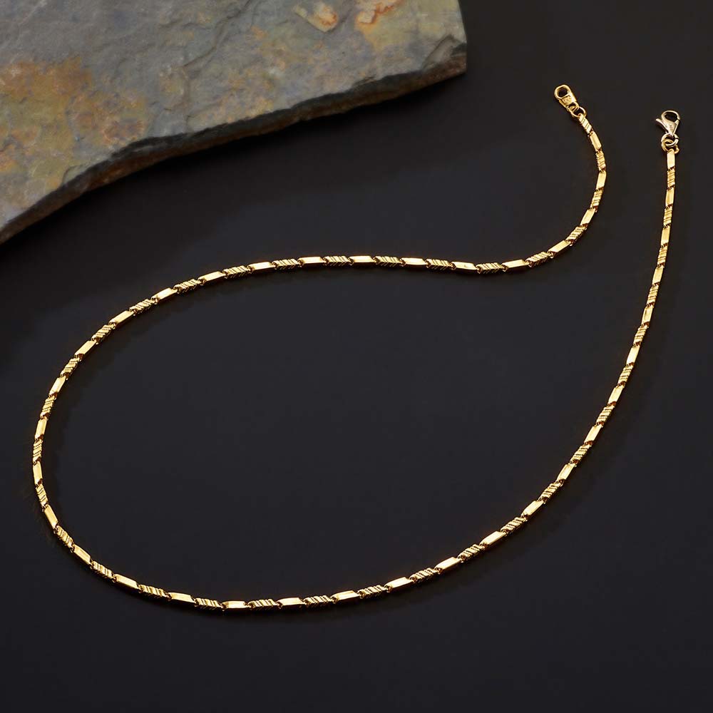 남자 순금 목걸이 각 대나무 체인 24K 18.75g 18K장식