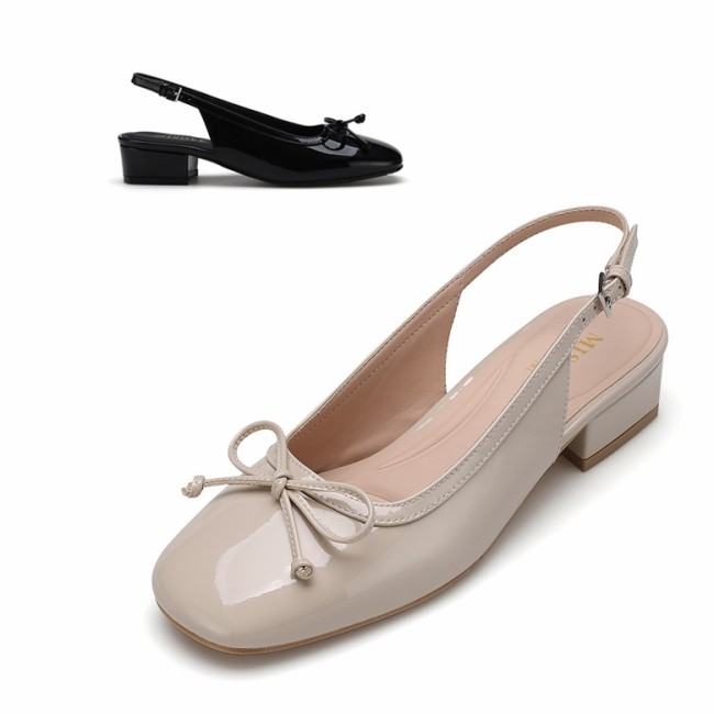 [미소페] 여성 리본장식 슬링백 (3CM) 012512705 C-2B