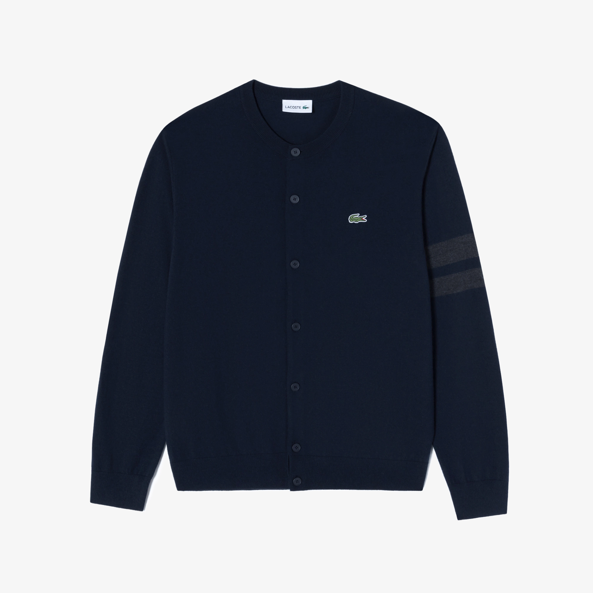 라코스테 남성 크루넥 소매팁 가디건 AH500E-54N 166