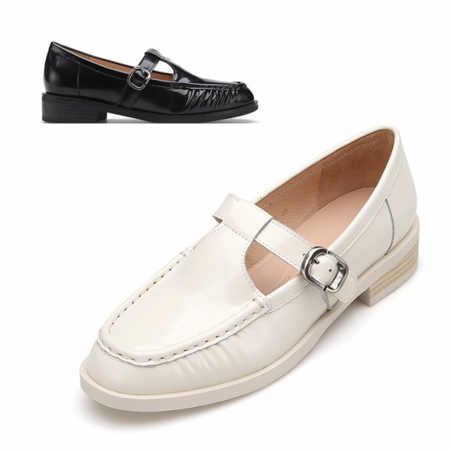 [미소페] 여성 T스트랩 로퍼 (3CM) 012419704 C-2B