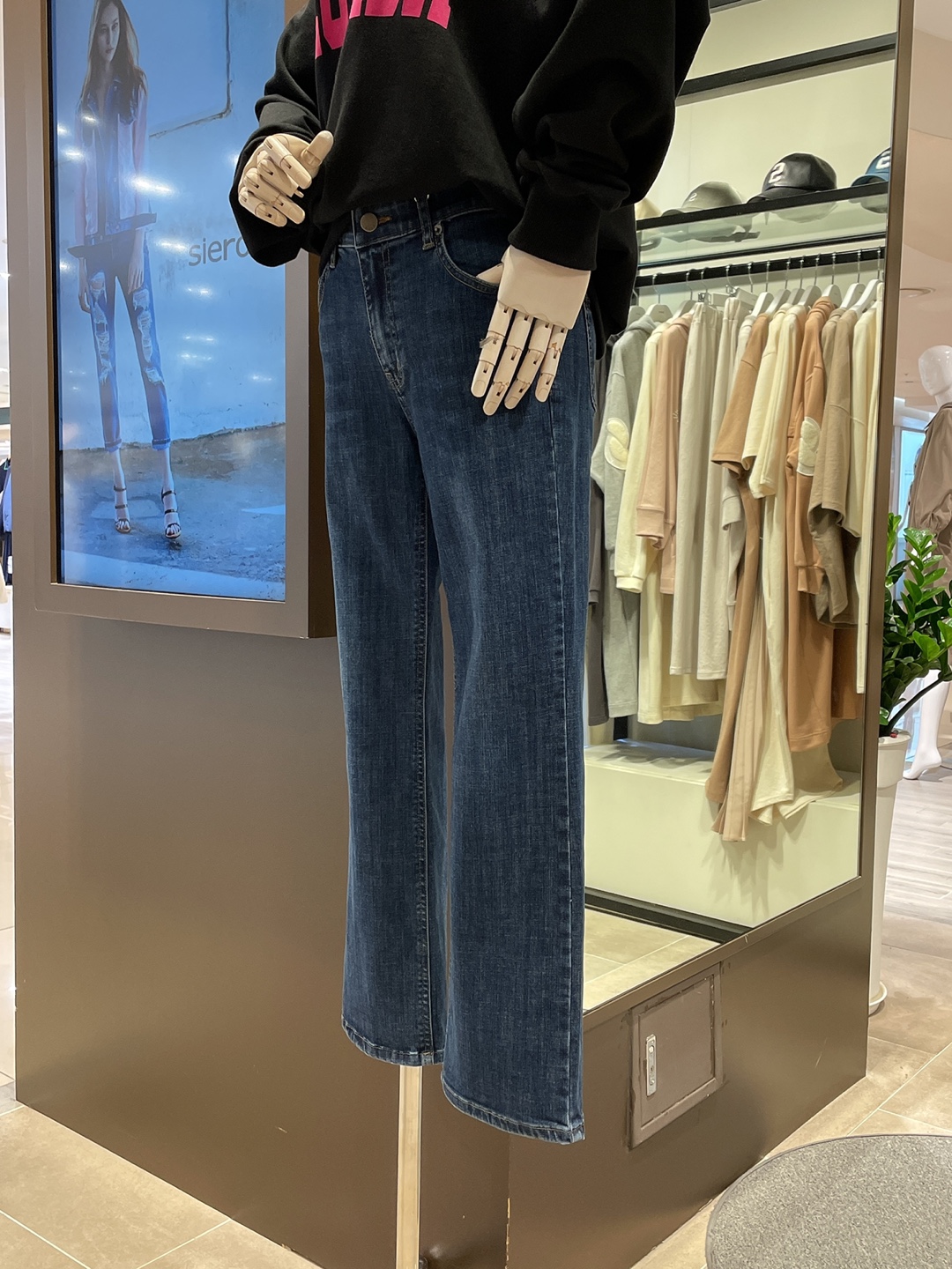 [21F/W]OB미까시 이밴드 스트레이트 데님팬츠(SH4DPF464)