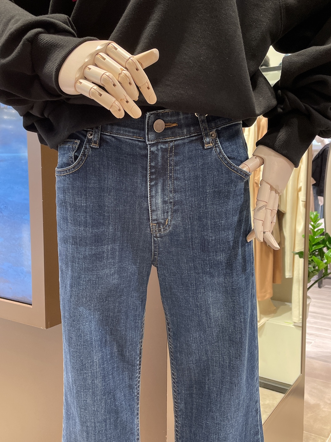 [21F/W]OB미까시 이밴드 스트레이트 데님팬츠(SH4DPF464)