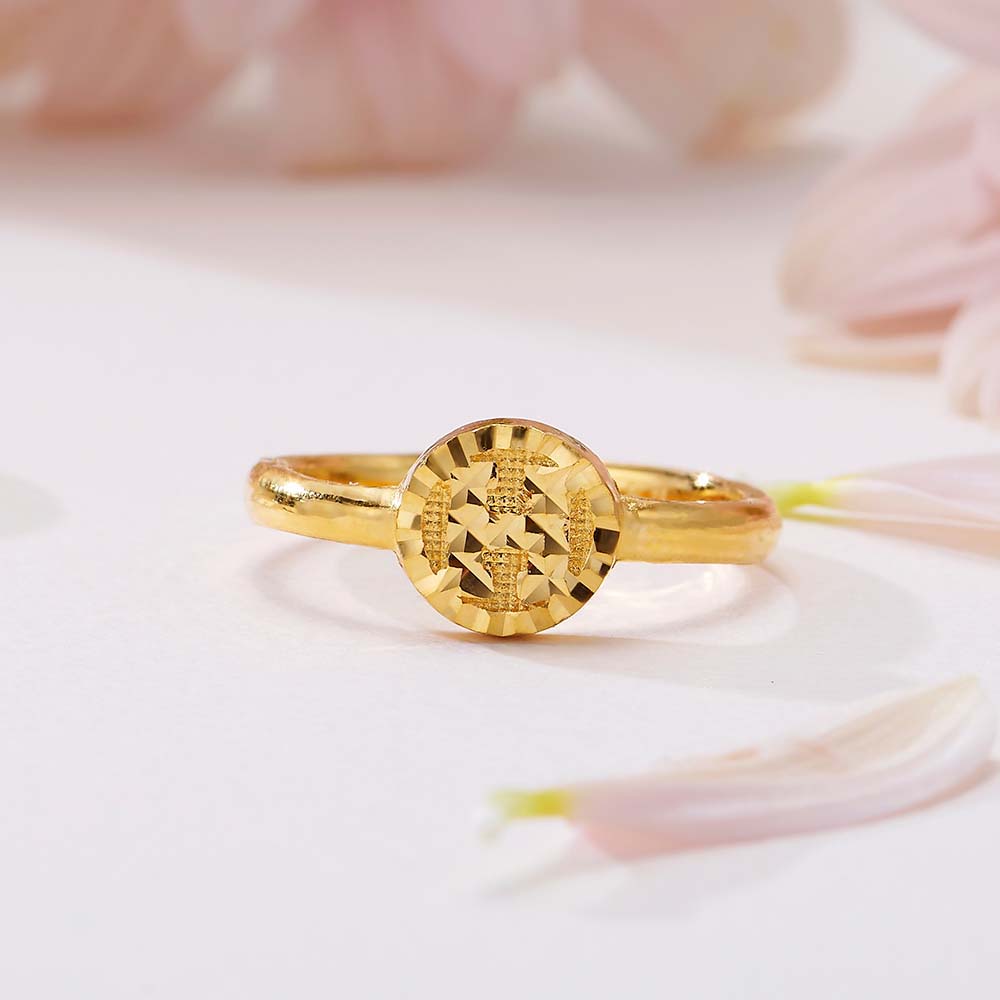 여자 순금 반지 H 컷팅 24K 3.75g 애끼 검지 엄지