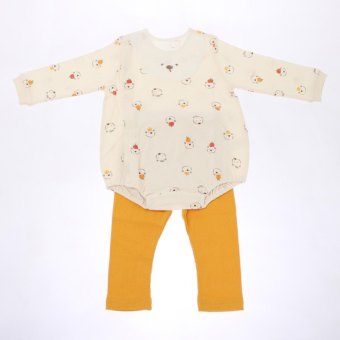 (압소바토끼띠출산백일선물)레곰50수바디슈트세트(AY5-10623)