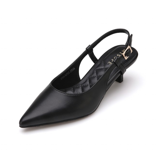 [미소페] 여성 베이직 슬링백힐 (5CM) 012412703 C-2B