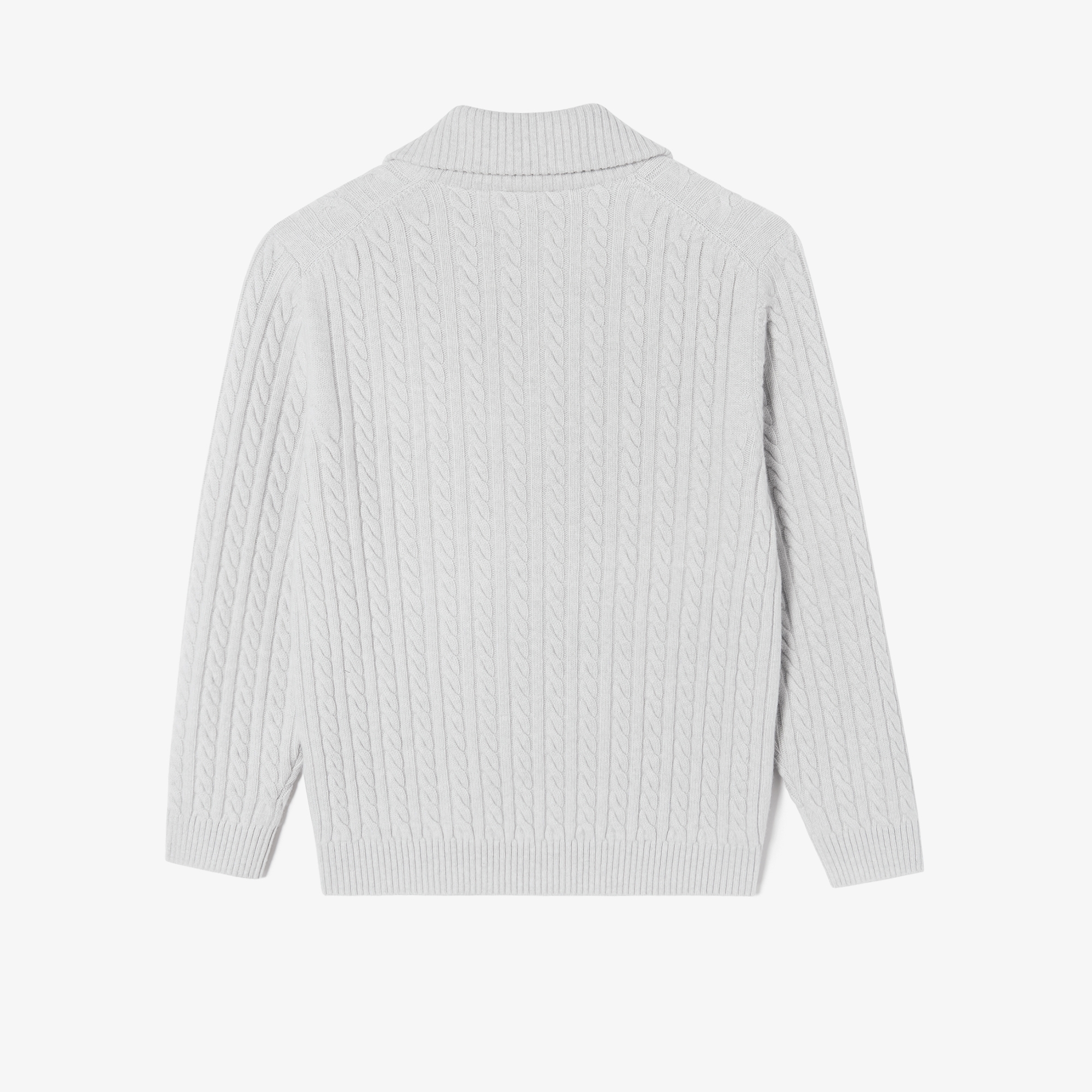 라코스테 남성 케이블 반집업 와이드 카라 풀오버 AH301E-54N BUQ