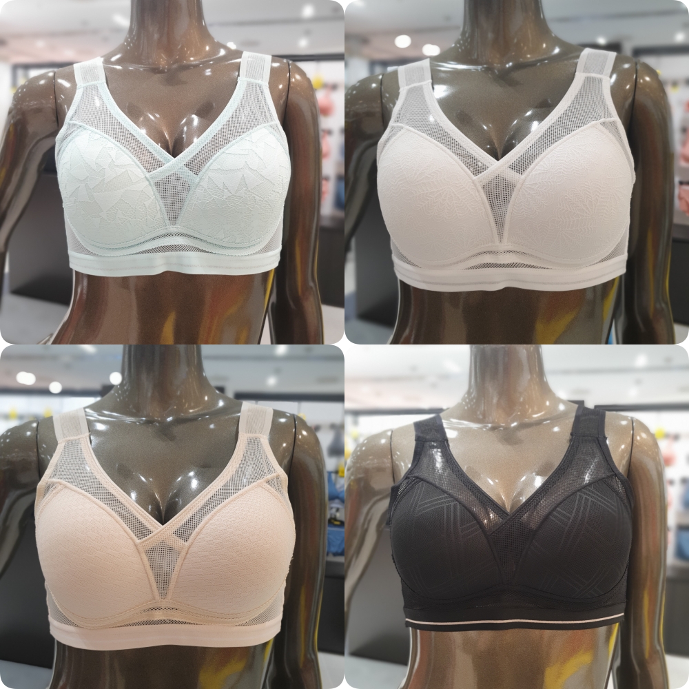 4종택1 노와이어 브라 (A~D컵,90A,90B)[저스트마이사이즈]2N22T~2N25T