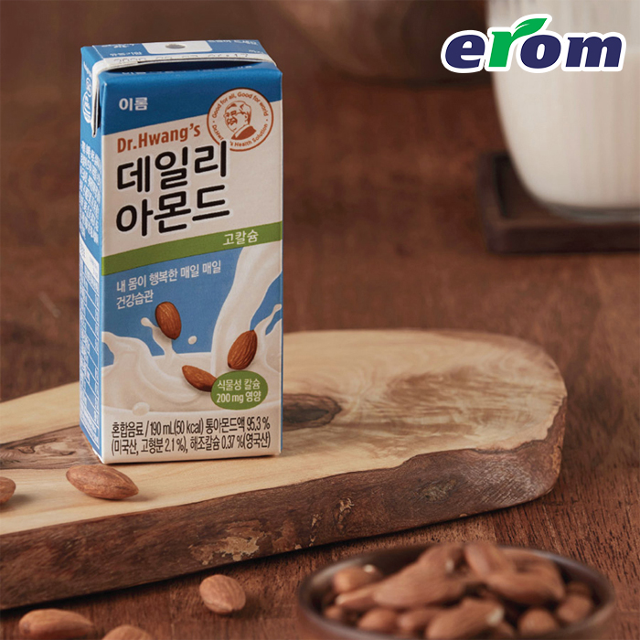 [이롬] 황성주 데일리아몬드 고칼슘 190ml x 72팩