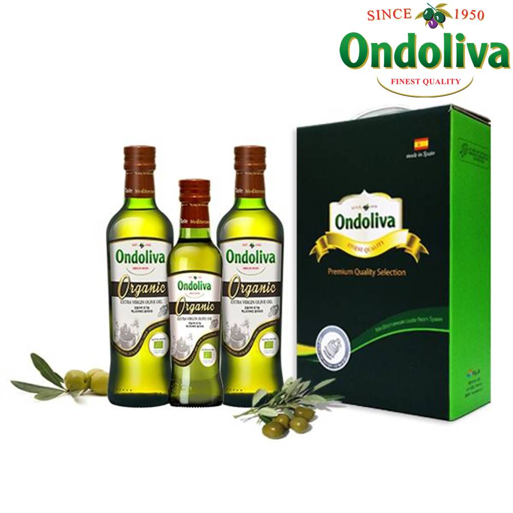 [온돌리바] (9/21까지)유기농엑스트라버진올리브유 250ml 1P + 500ml 2P
