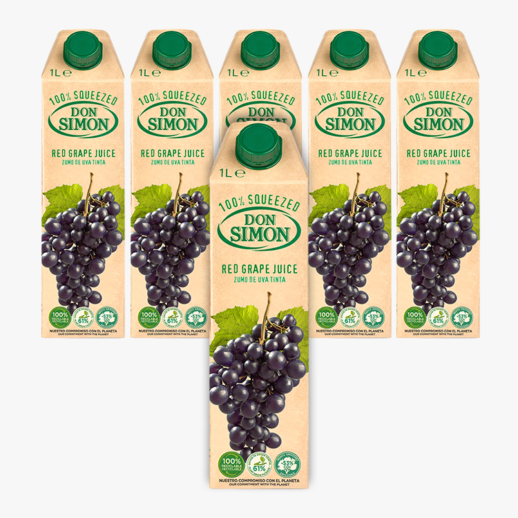 [돈시몬]100% NFC 착즙주스 적포도 1L X 6팩