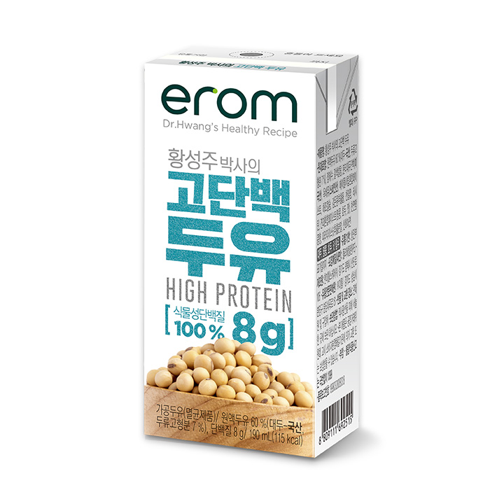 [이롬] 황성주 고단백 두유 190ml x 60팩 (20입 3박스)