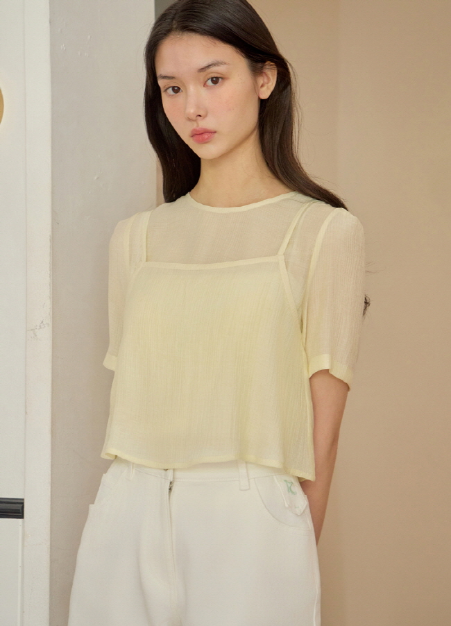 [25SS]뷔스티에 블라우스 ITP5WBL350