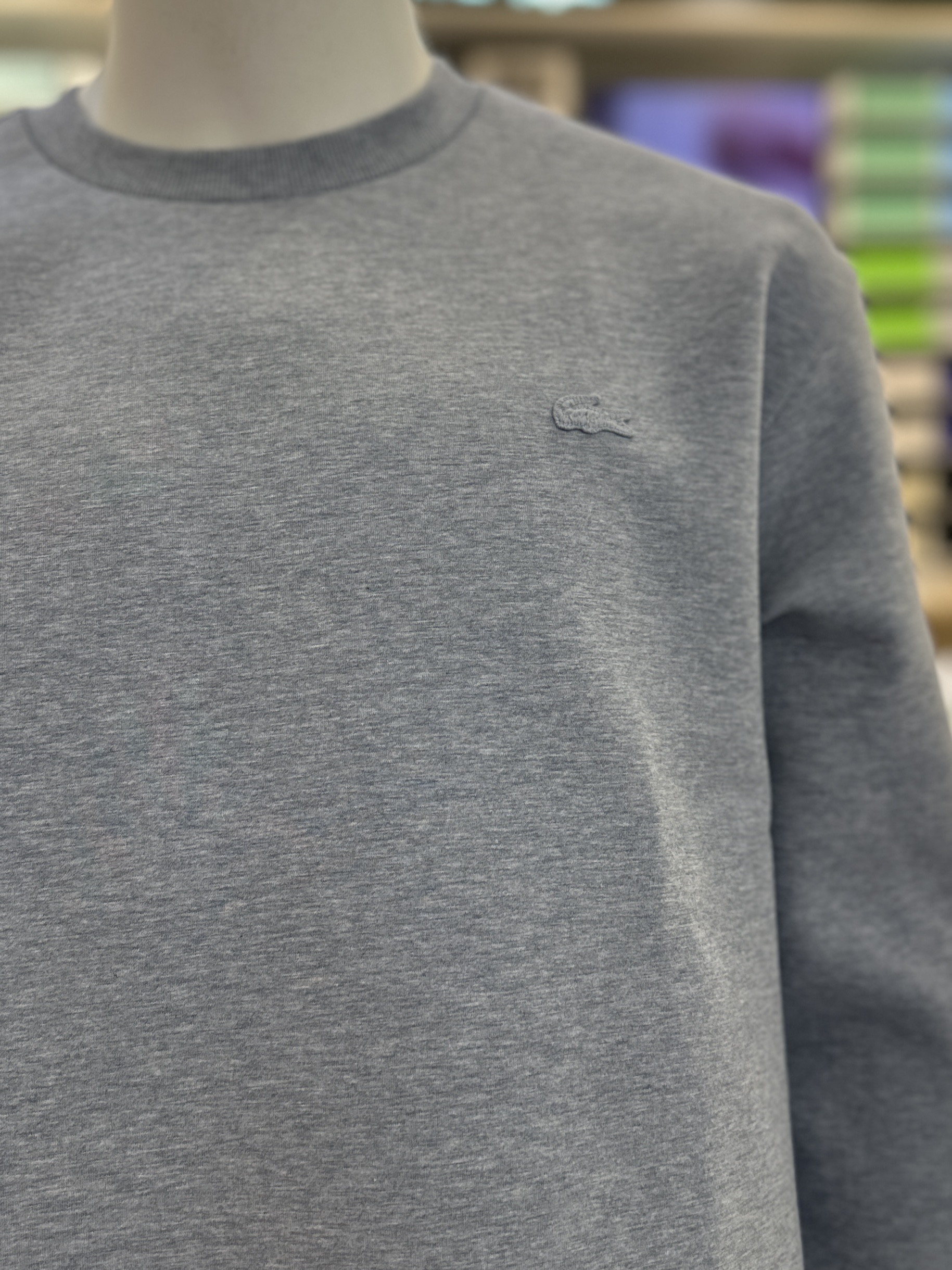 라코스테 남성 쿠션지 크루넥 스웻셔츠 SH070E-54N HBP