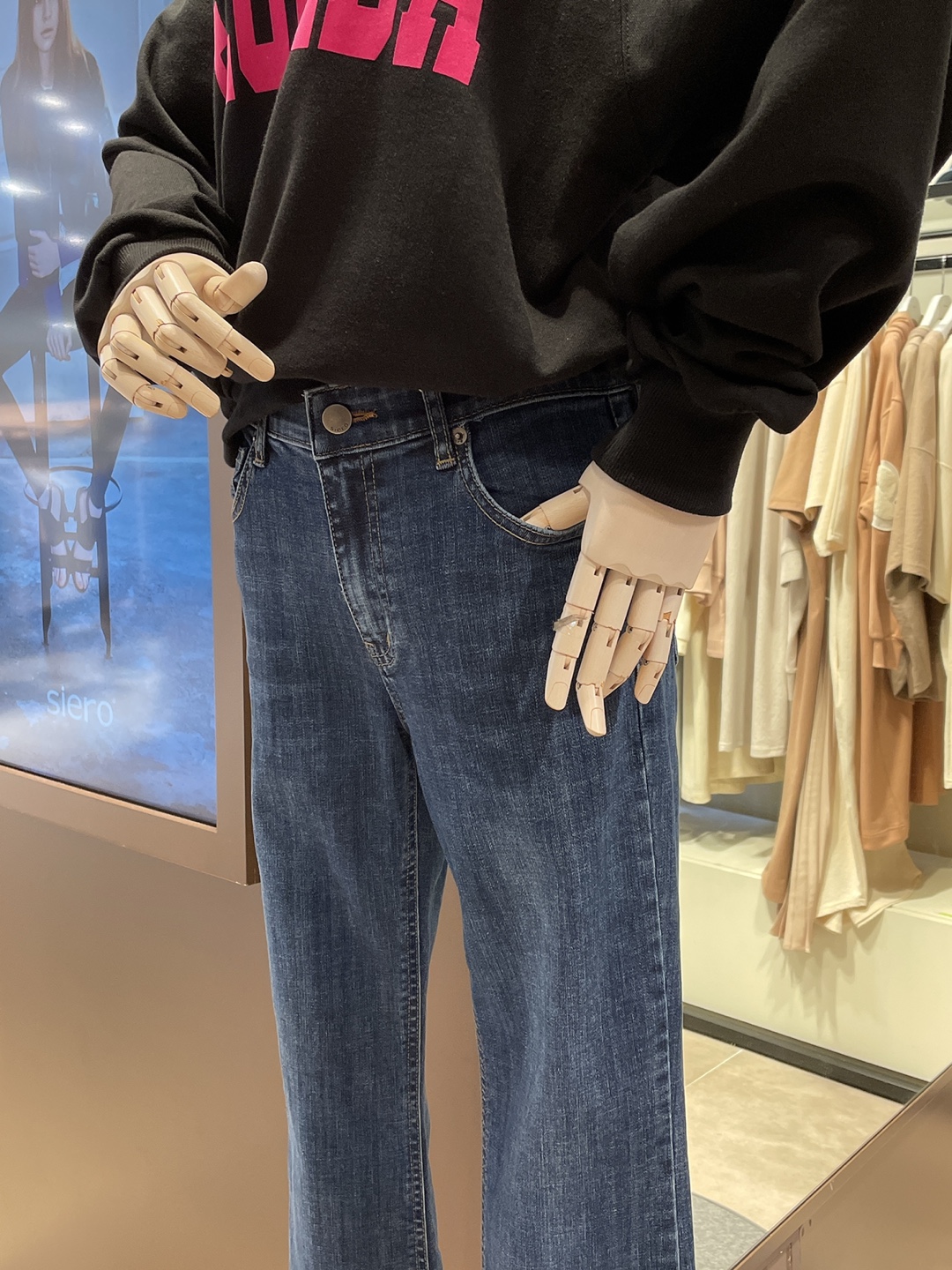 [21F/W]OB미까시 이밴드 스트레이트 데님팬츠(SH4DPF464)