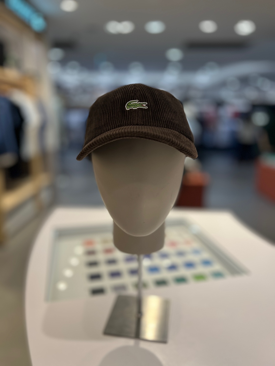 라코스테 유니섹스 면 쿄듀로이 야구모자 RK312E-54N SHI